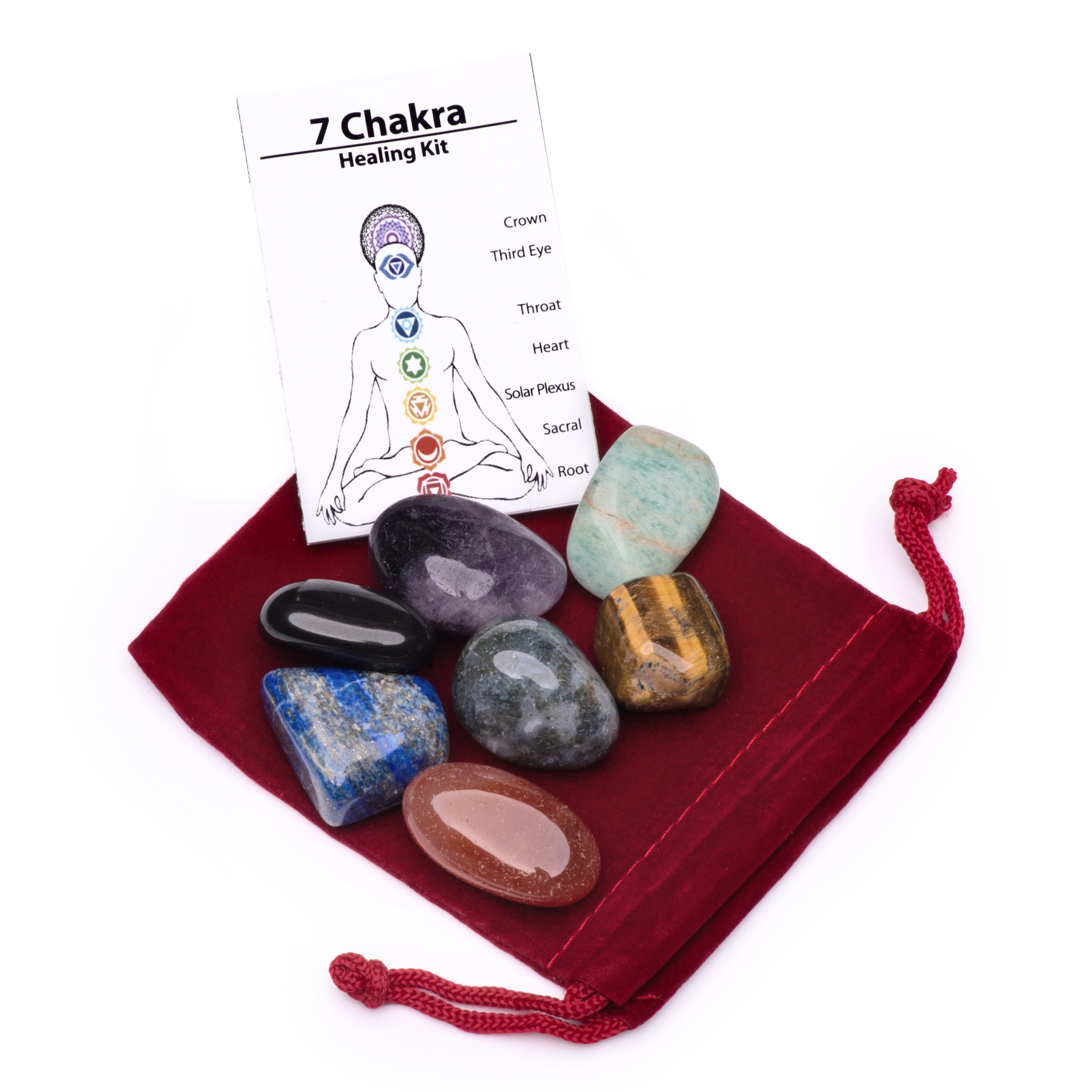 7 Chakra Tumbled Gemstones Kit