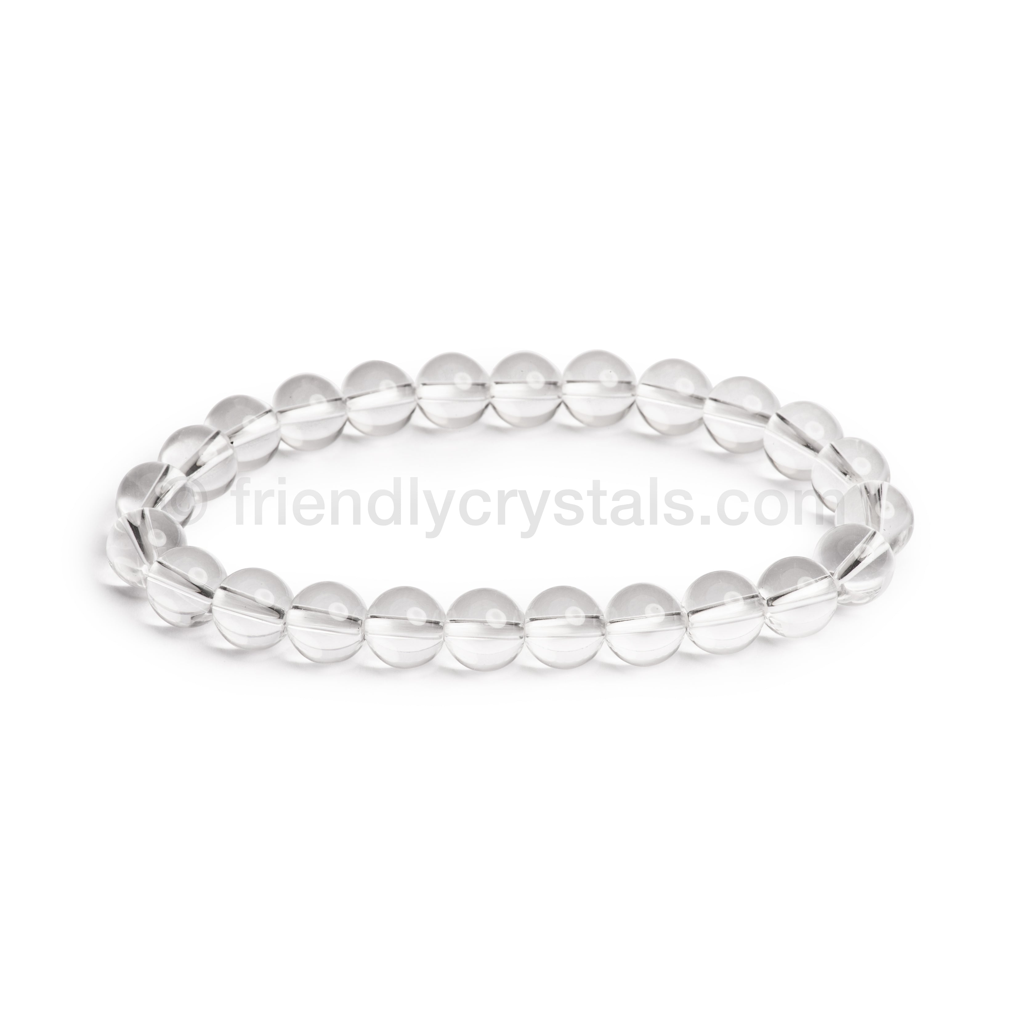 Gemstone Power Bracelets Plain - 8mm