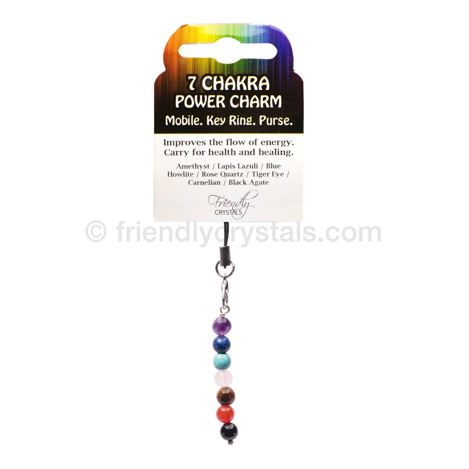 7 Chakra Power Charm - Pack of 12